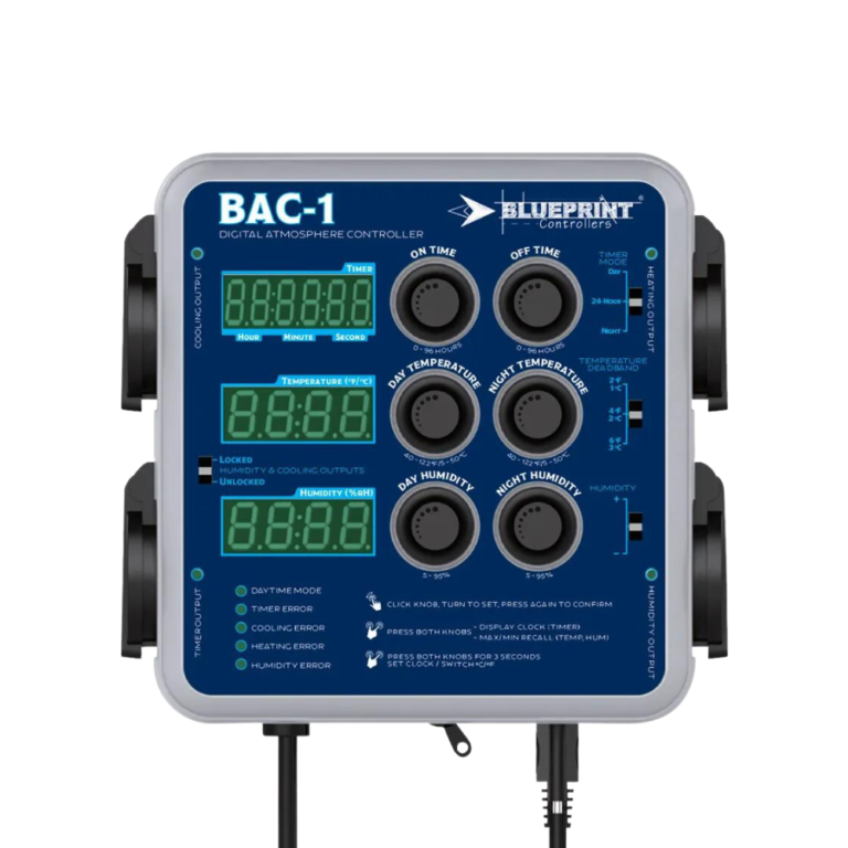Blueprint BAC-1 Controlador Ambiental Digital - Tech Industries